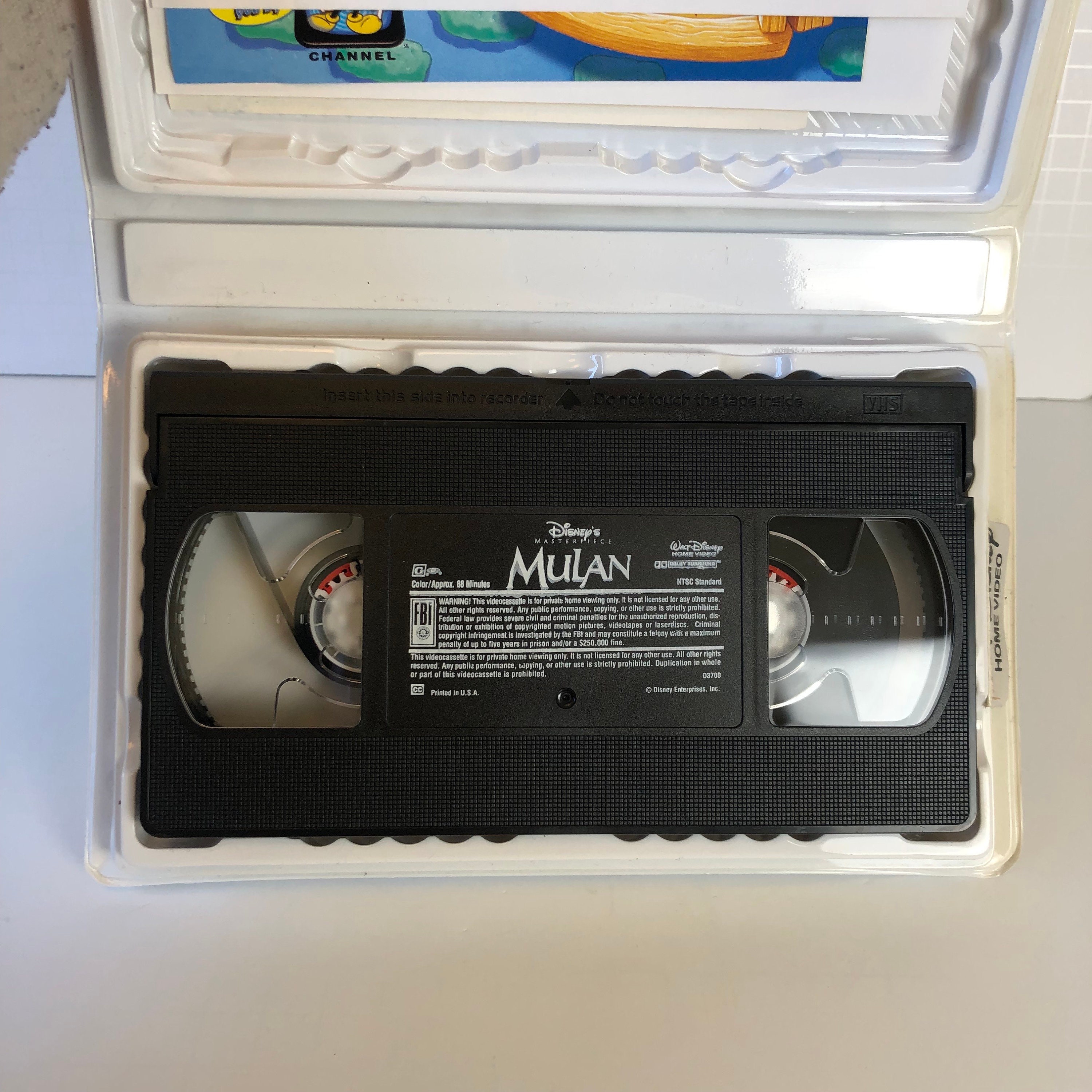 Walt Disney’s Mulan (VHS, 1999) Masterpiece Edition Clamshell W ...