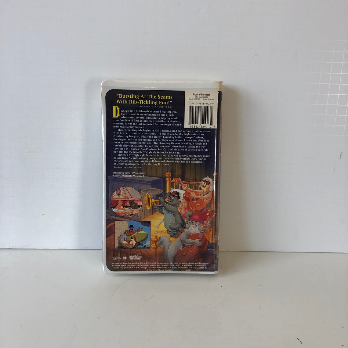 Walt Disneys the Aristocats VHS, 1996 Masterpiece Edition Clamshell - Etsy UK