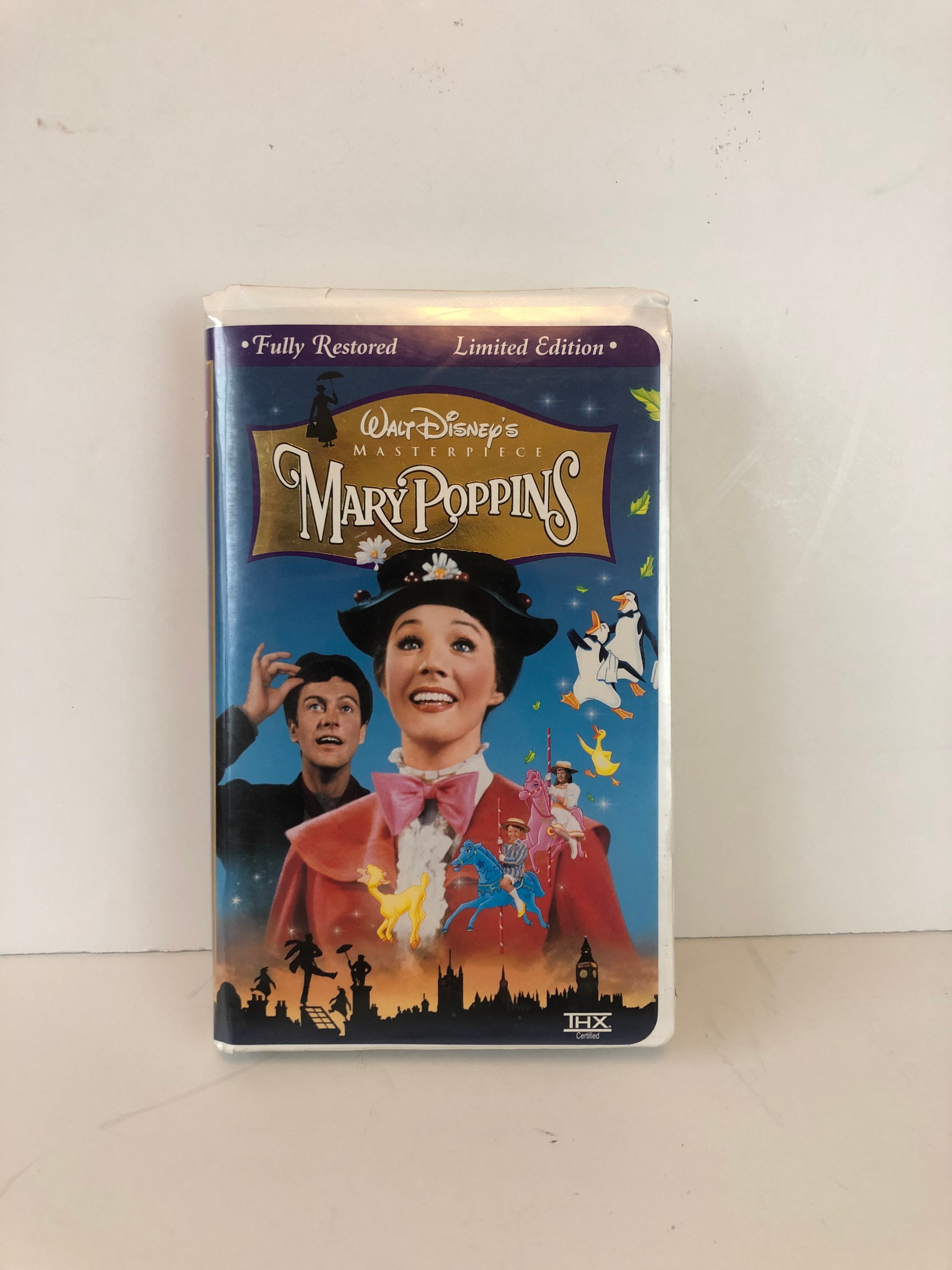 Walt Disney’s Mary Poppins (VHS, 1997) Masterpiece Edition Vintage ...