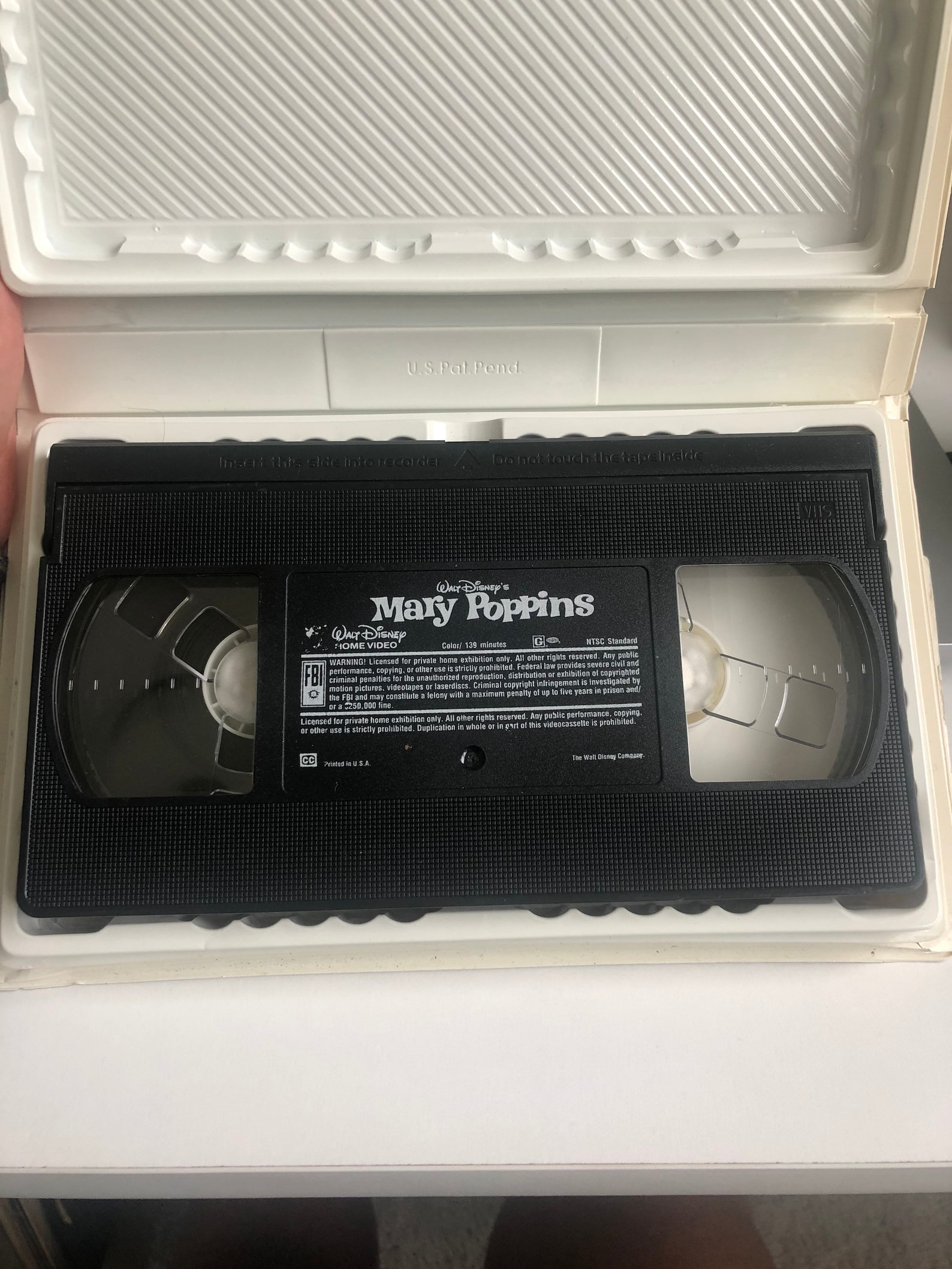 Walt Disneys Mary Poppins VHS, 1998 Vintage Clamshell Rare Cover - Etsy UK