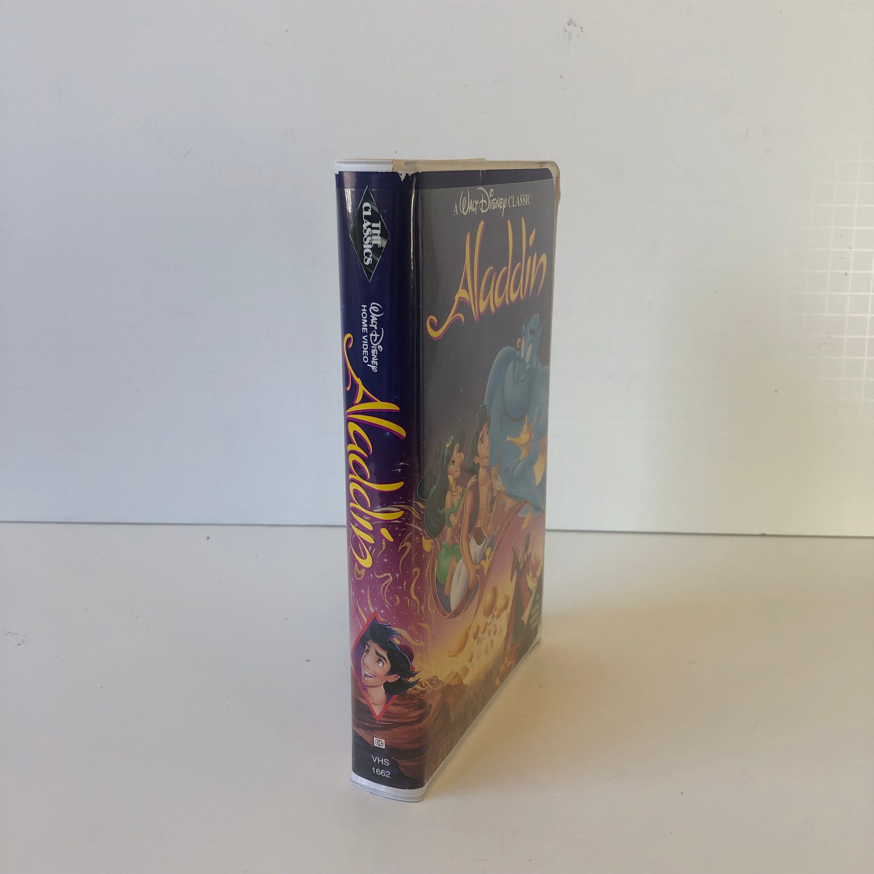 Walt Disney’s Aladdin (VHS, 1993) Black Diamond Edition Vintage ...
