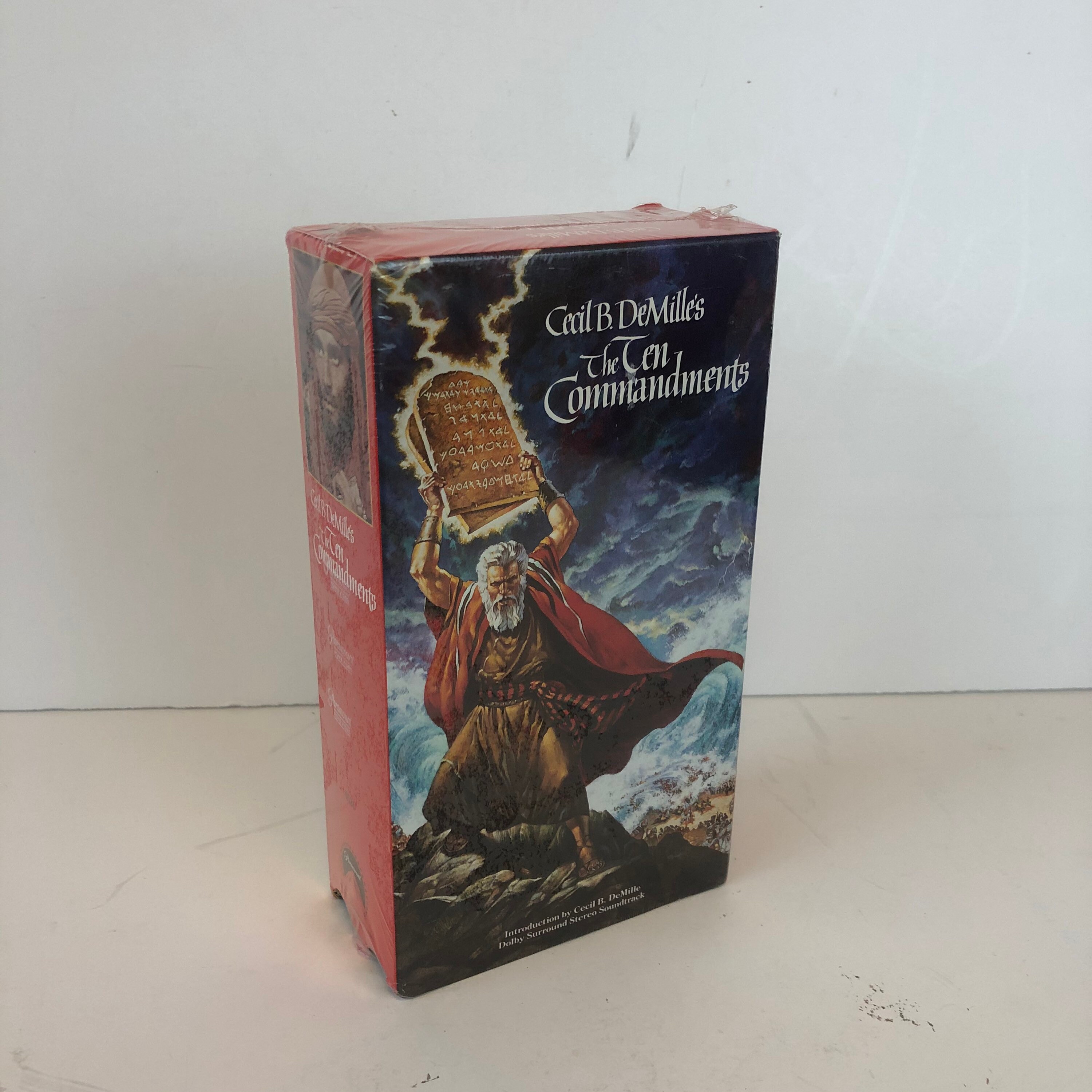 The Ten Commandments (VHS, 1990) 2 Tape Set Brand New Sealed Rare OOP ...