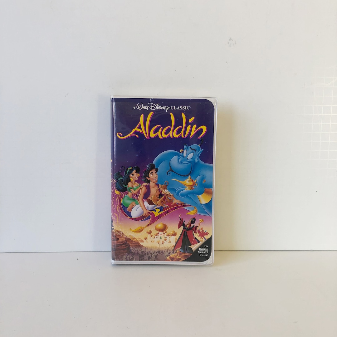 Walt Disney’s Aladdin (VHS, 1993) Black Diamond Edition Vintage ...