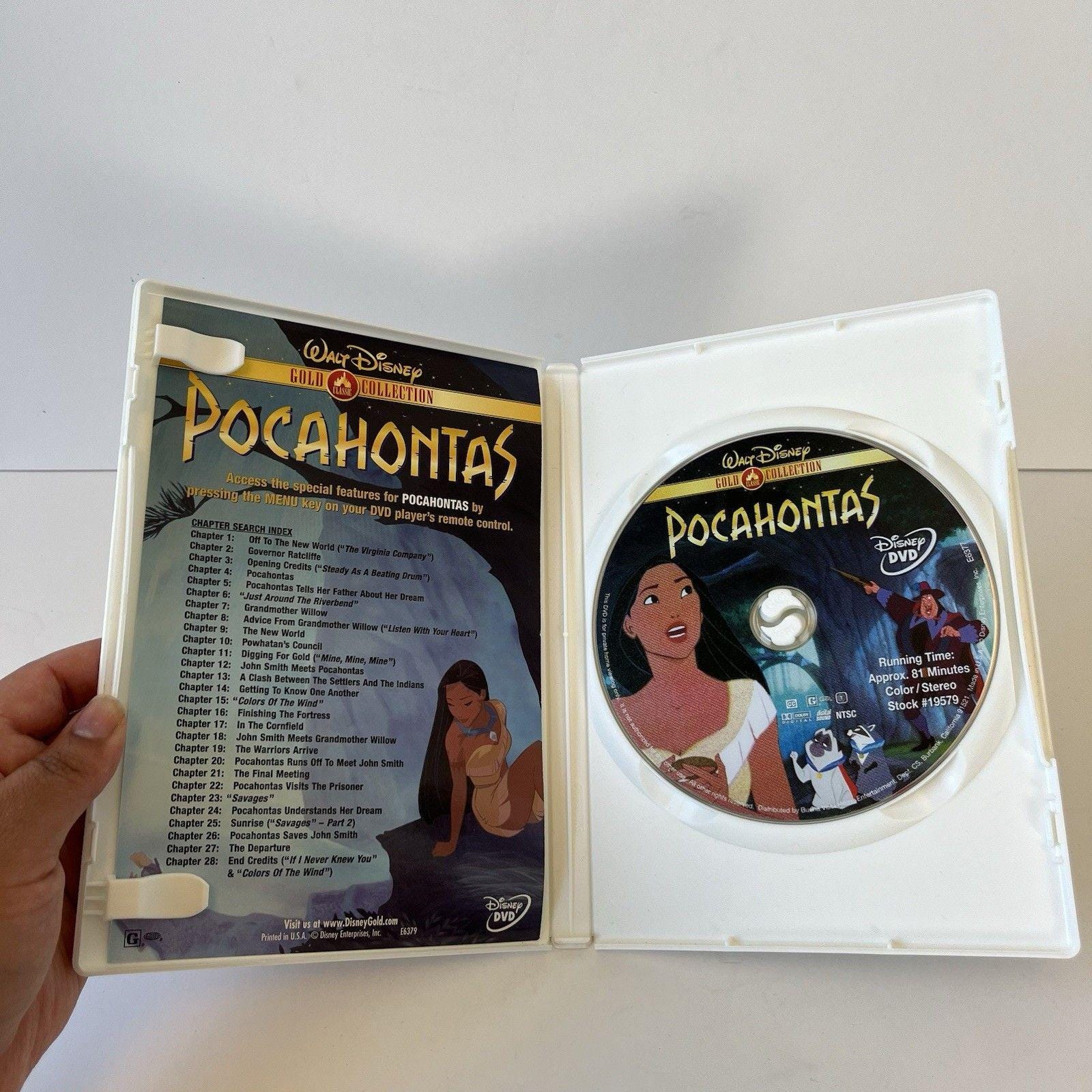 Disneys Pocahontas DVD 2000 Gold Collection Edition W/insert - Etsy