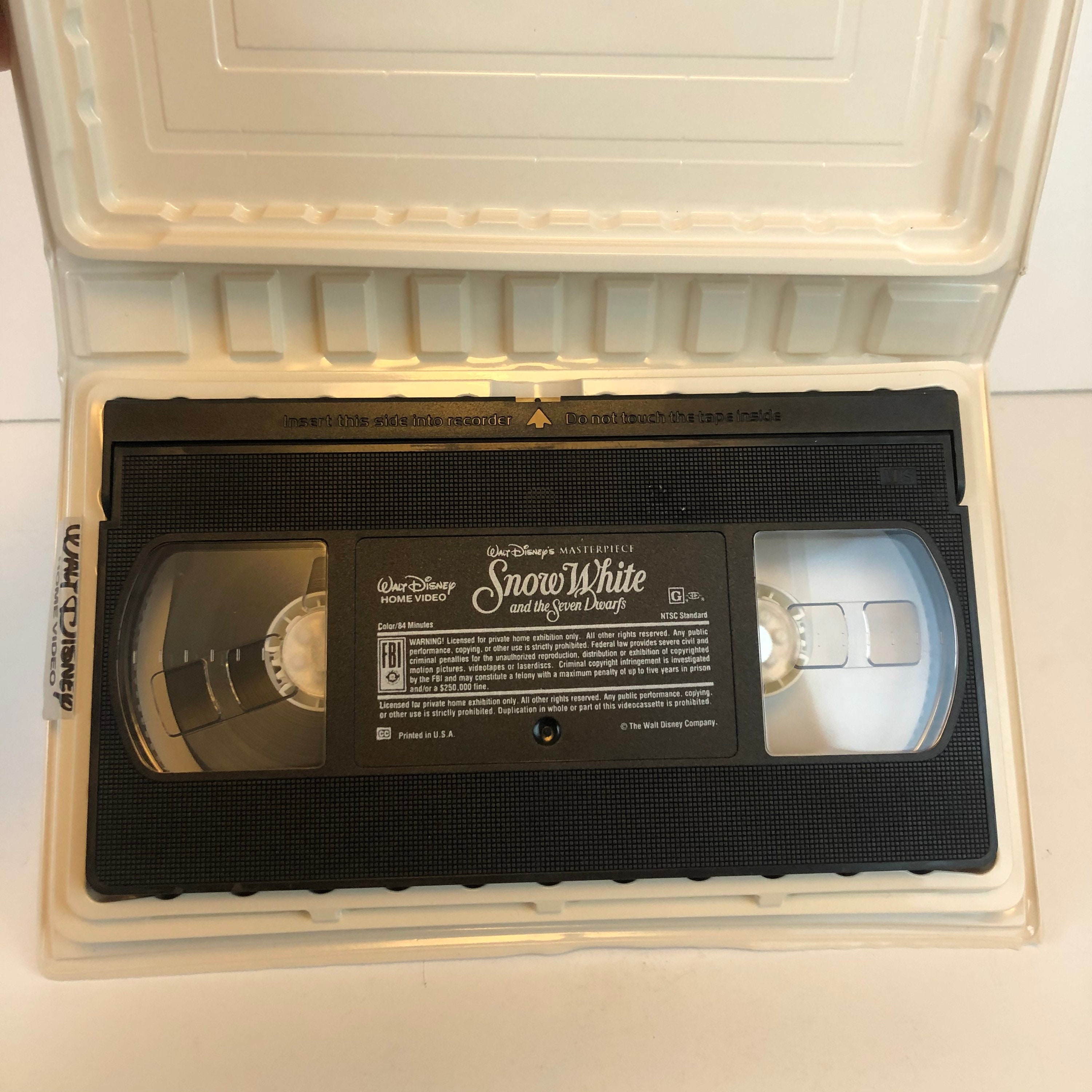 Walt Disney’s Snow White and the Seven Dwarfs (VHS, 1994) Masterpiece ...