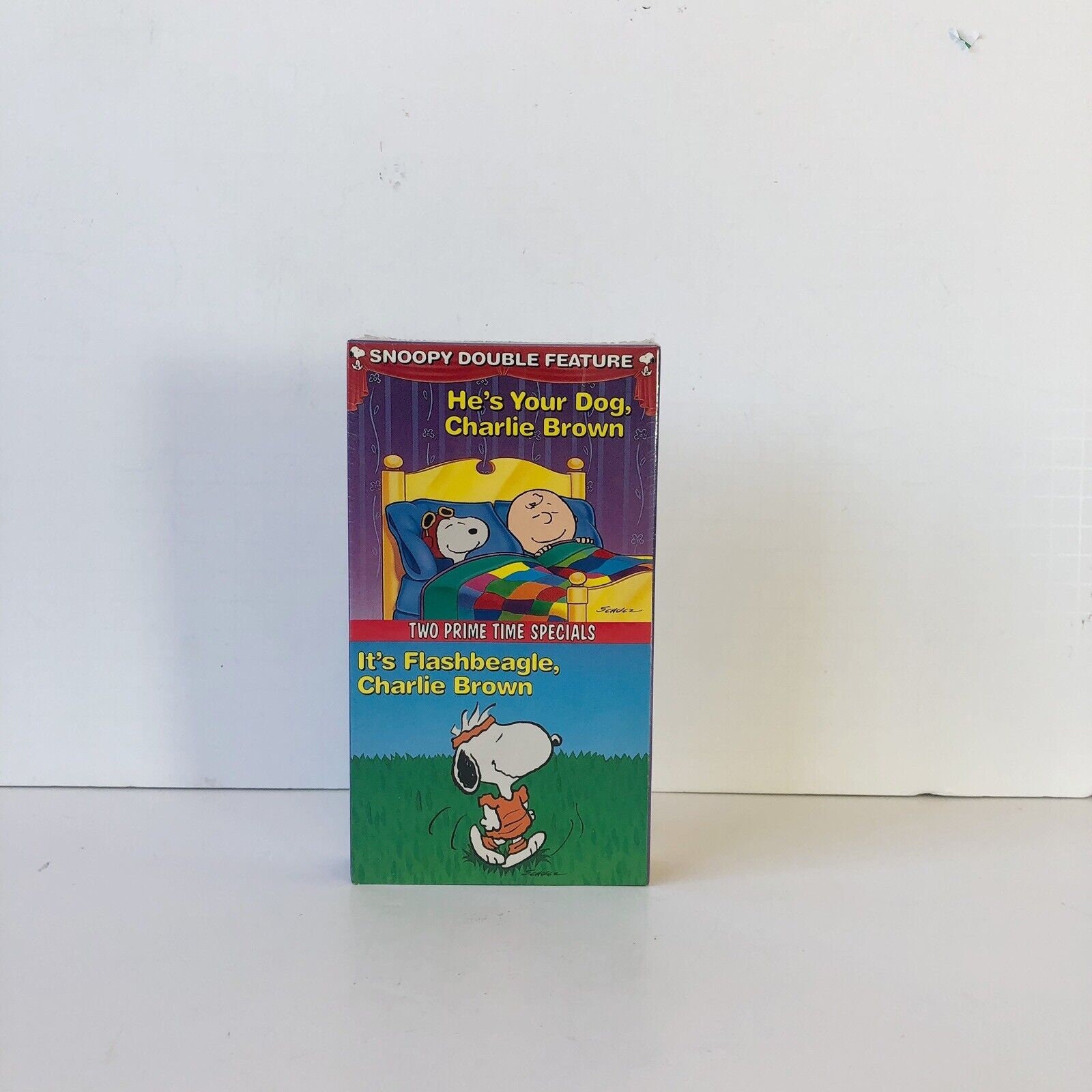 Snoopy Double Feature VHS Flashbeagle & Here's Your Dog Charlie Brown ...