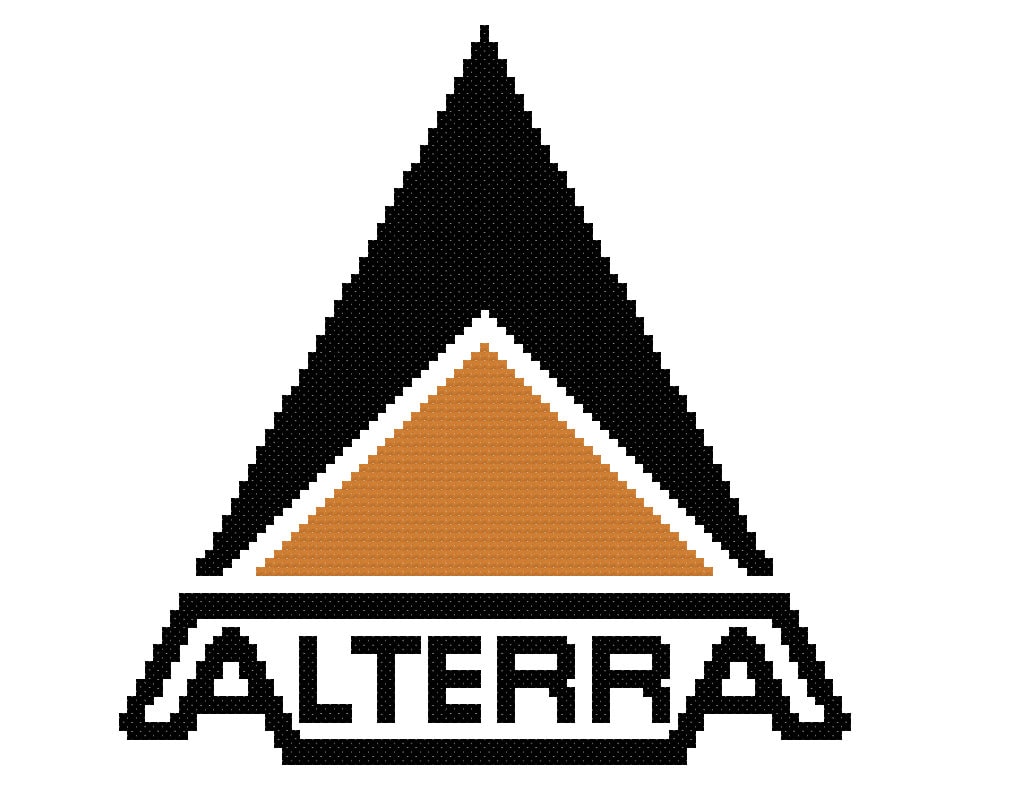 Alterra Logo From Subnautica Cross Stitch Pattern - Etsy Ireland