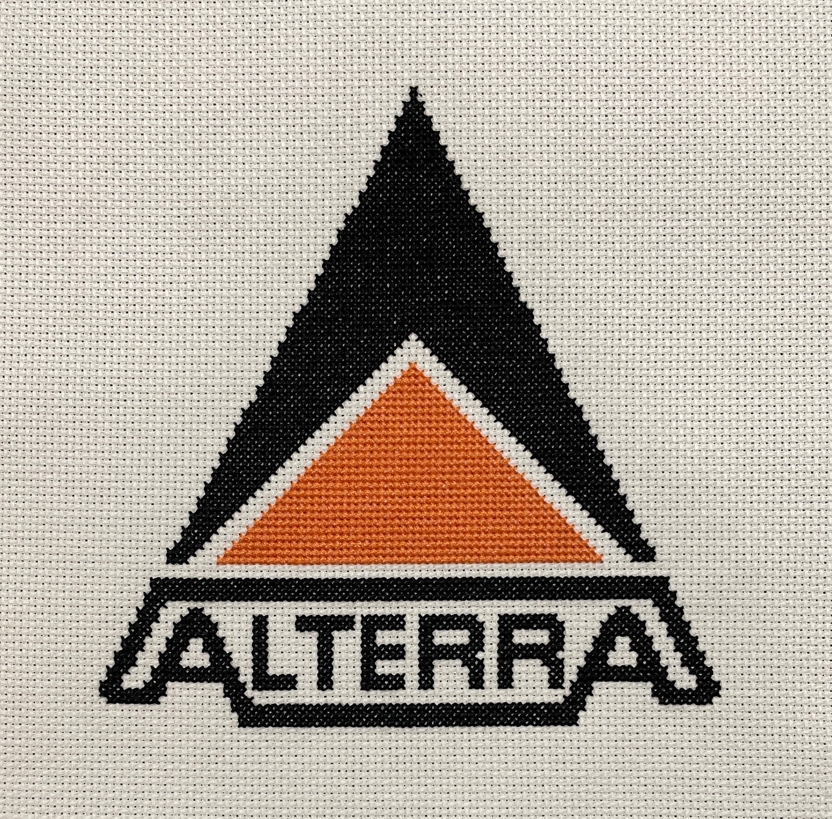 Alterra Logo From Subnautica Cross Stitch Pattern - Etsy Canada