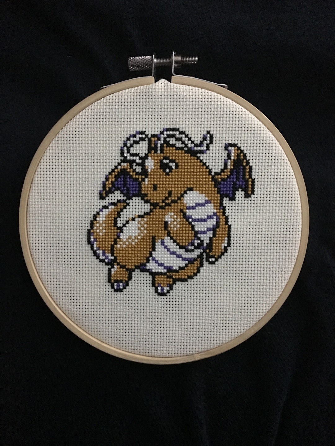 Dragonite Cross Stitch Pattern Generation 2 Sprite - Etsy
