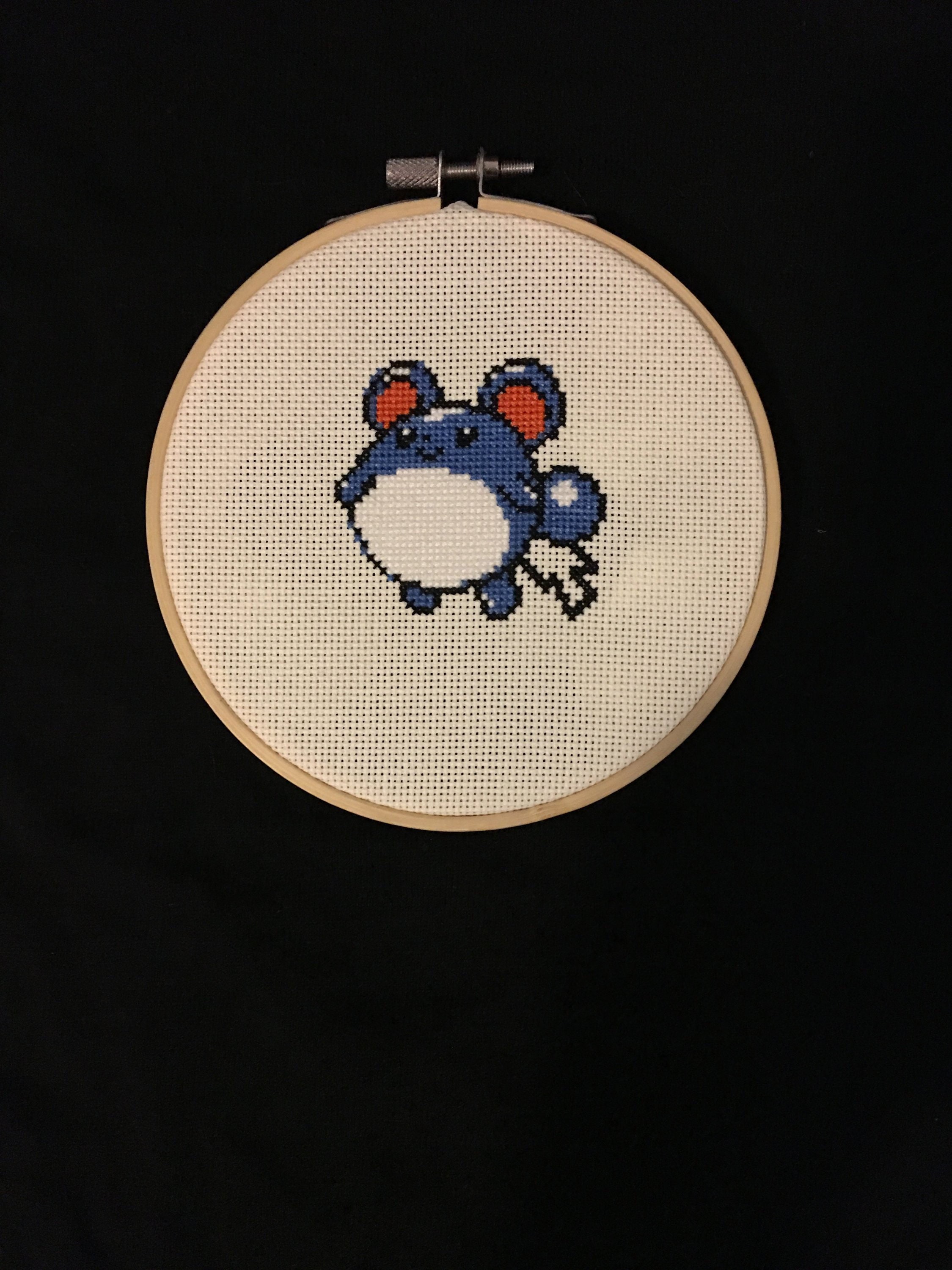 Marill Cross Stitch Pattern Generation 2 Sprite - Etsy