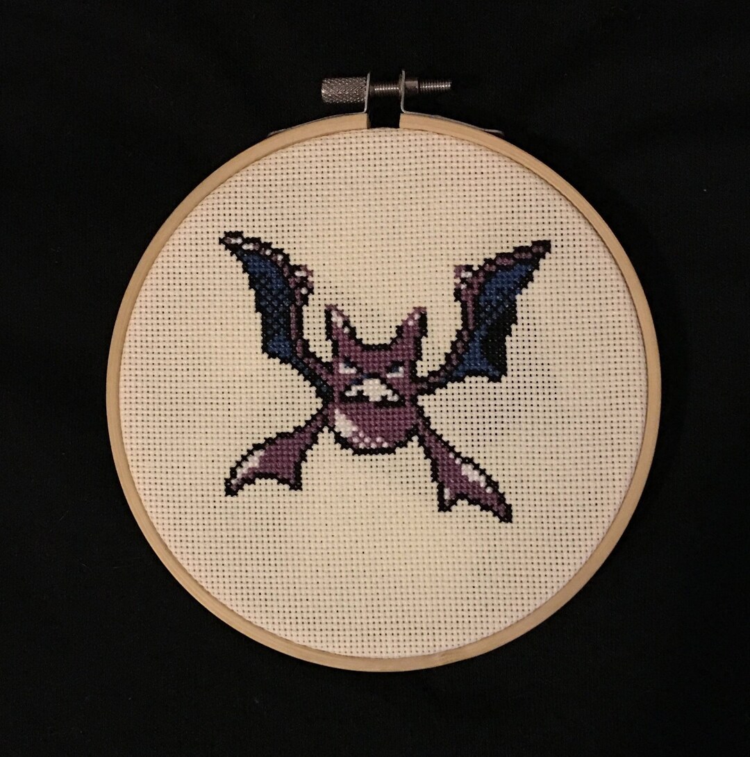 Crobat Cross Stitch Pattern - Generation 2 Sprite - Etsy