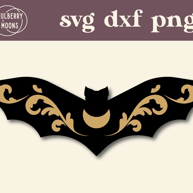 Filigree Bat - Etsy
