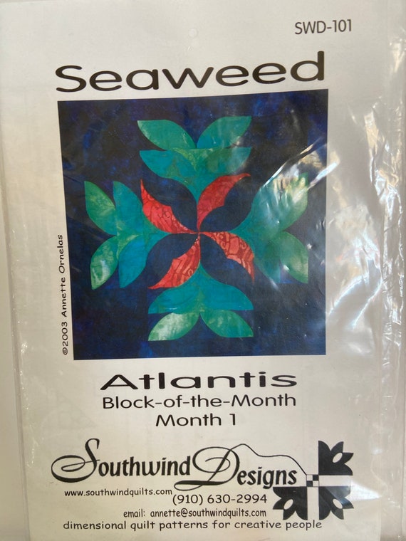 Atlantis 12 Blocks Quilt Pattern. - Etsy