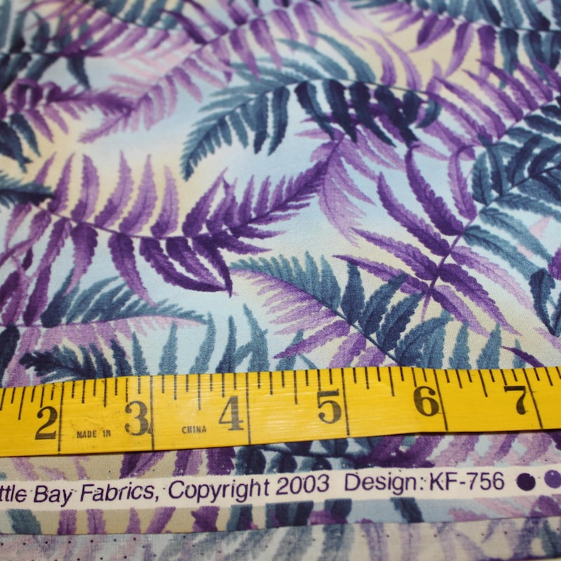 Teal Purple Fabric - Etsy