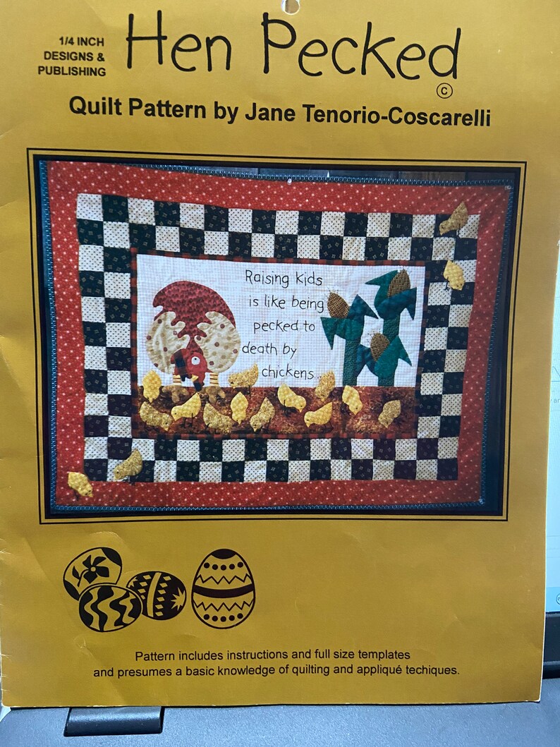 Hen Pecked by Jane Tenorio-coscarelli - Etsy