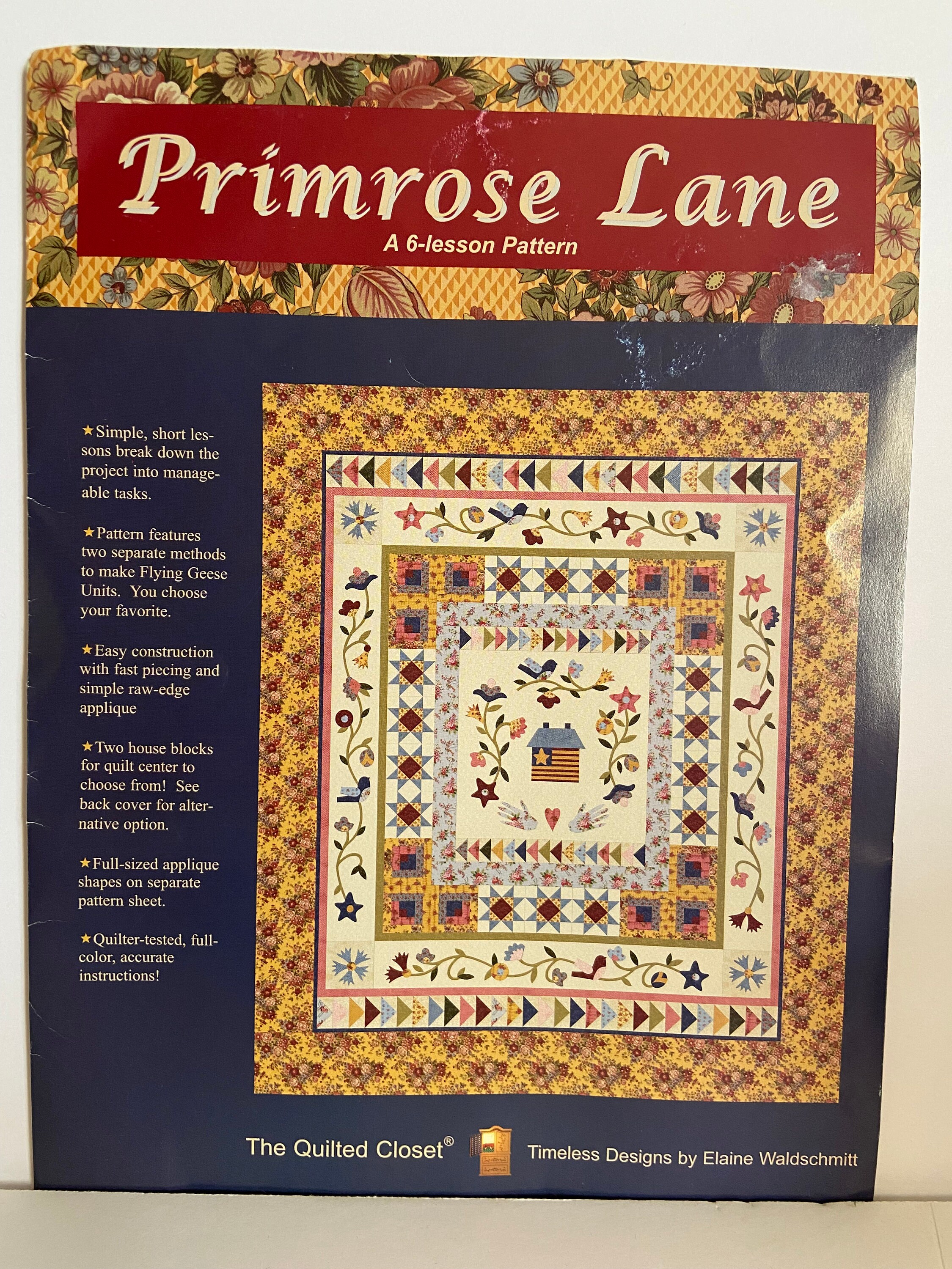 Primrose Lane Quilt Kit Designed by Elaine Waldschmitt - Etsy