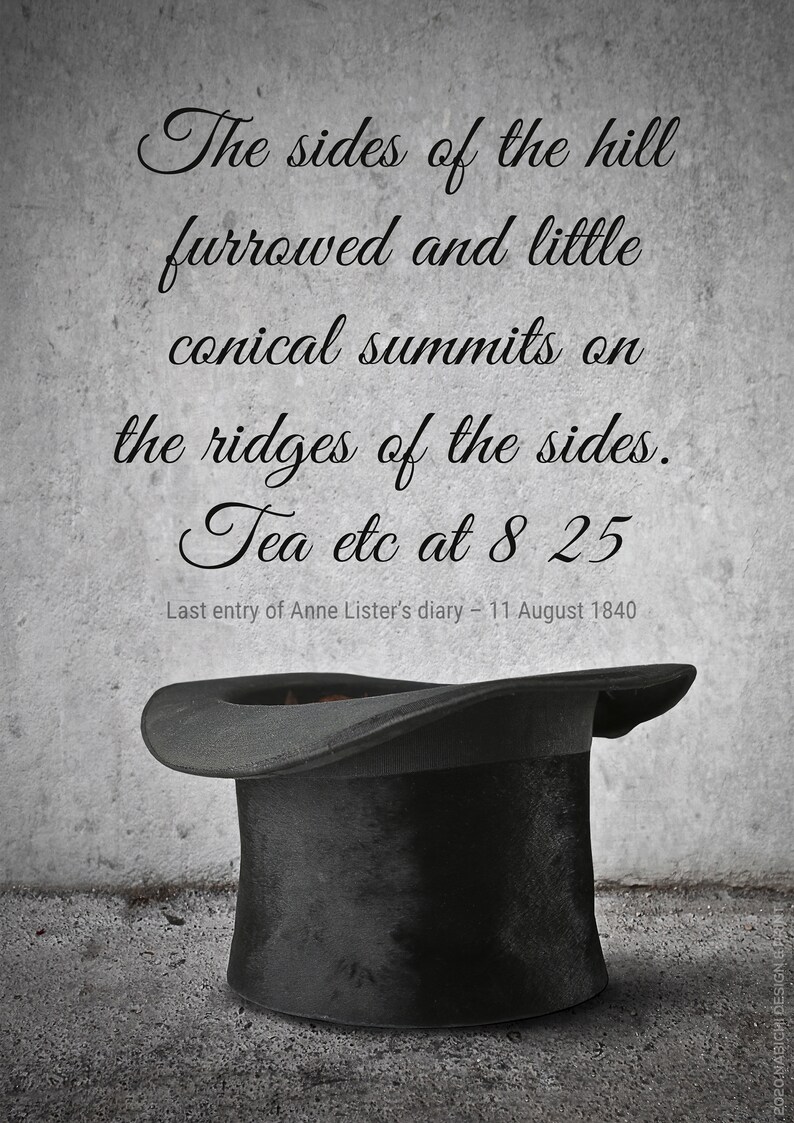 Bundle: Anne Lister's Last Diary Entry - Etsy