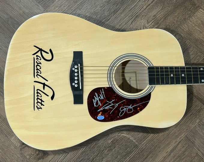 Rascal Flatts Signed Autographed Brand New Acoustic Guitar With COA! - Etsy
