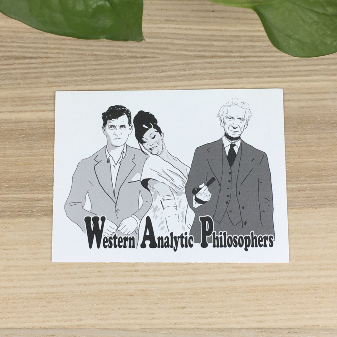 Wittgenstein, Russell and Cardi B Vinyl Sticker (approx. 3,5"x4") - Etsy