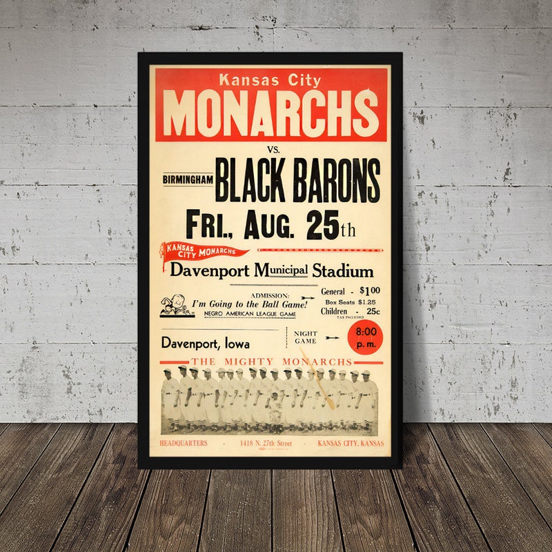 Negro Leagues Poster - Etsy
