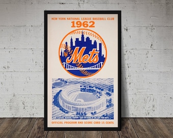1960 SHEA STADIUM New York METS Print Vintage Baseball | Etsy