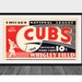 1933 CHICAGO CUBS Print Vintage Baseball Poster, Retro Baseball Poster ...