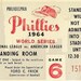 WRAPPED CANVAS 1964 Philadelphia PHILLIES Print / Game - Etsy