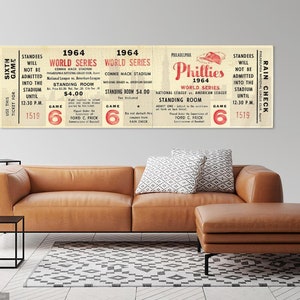 WRAPPED CANVAS 1964 Philadelphia PHILLIES Print / Game - Etsy