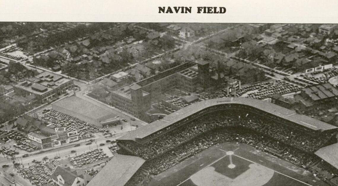 1935 DETROIT TIGERS Navin Field Print Vintage Baseball - Etsy