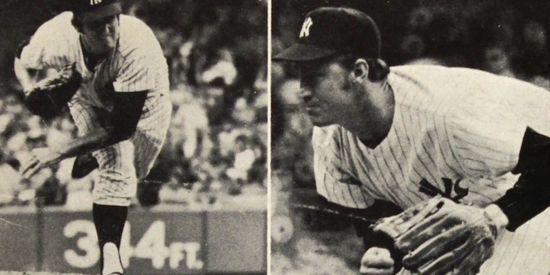 1971 NEW YORK YANKEES Print Vintage Baseball Poster Retro - Etsy