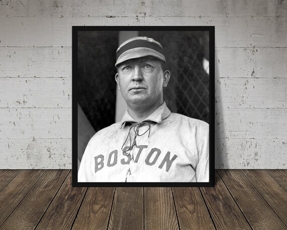 CY YOUNG Boston Red Sox Print Vintage Baseball Poster Retro | Etsy