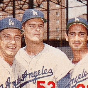 1963 DODGER'S BIG THREE Topps 412 Card Print Featuring - Etsy