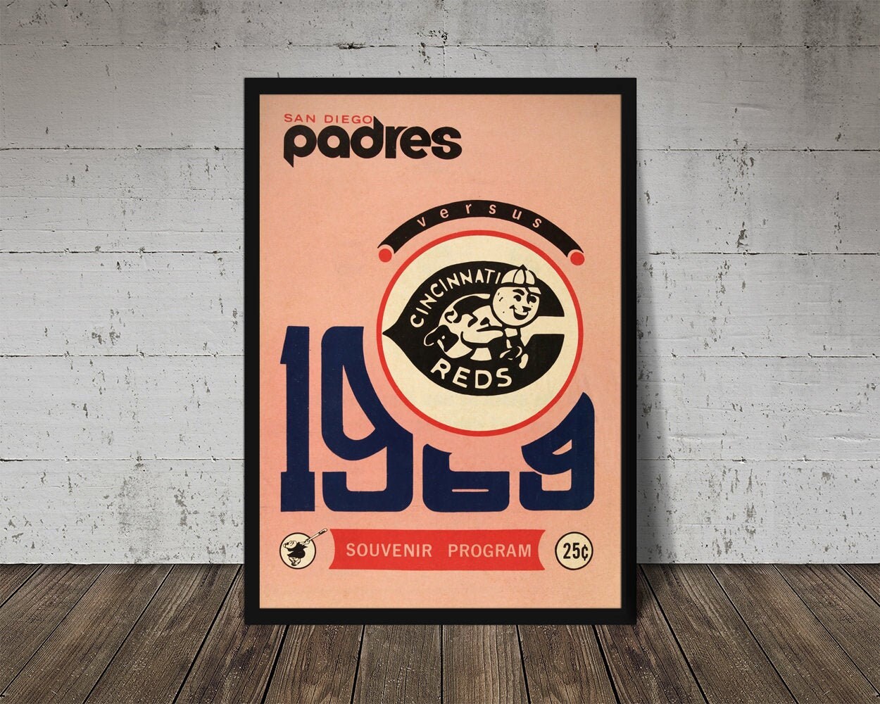 Padres Retro Logo Vintage