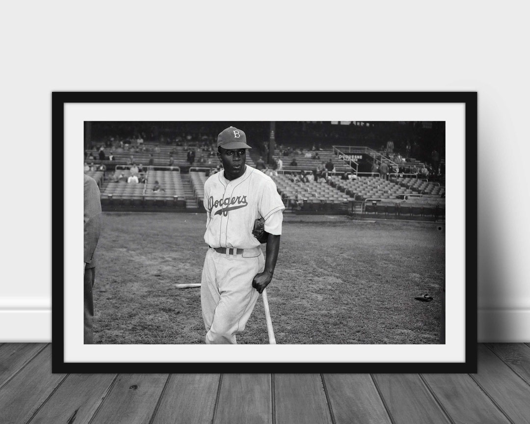 JACKIE ROBINSON Print Vintage Baseball Poster. Retro - Etsy