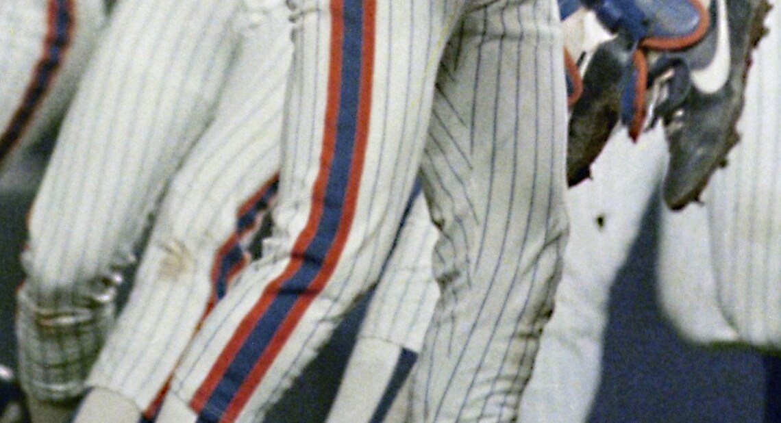 WRAPPED CANVAS 1986 New York METS Print Vintage Baseball - Etsy