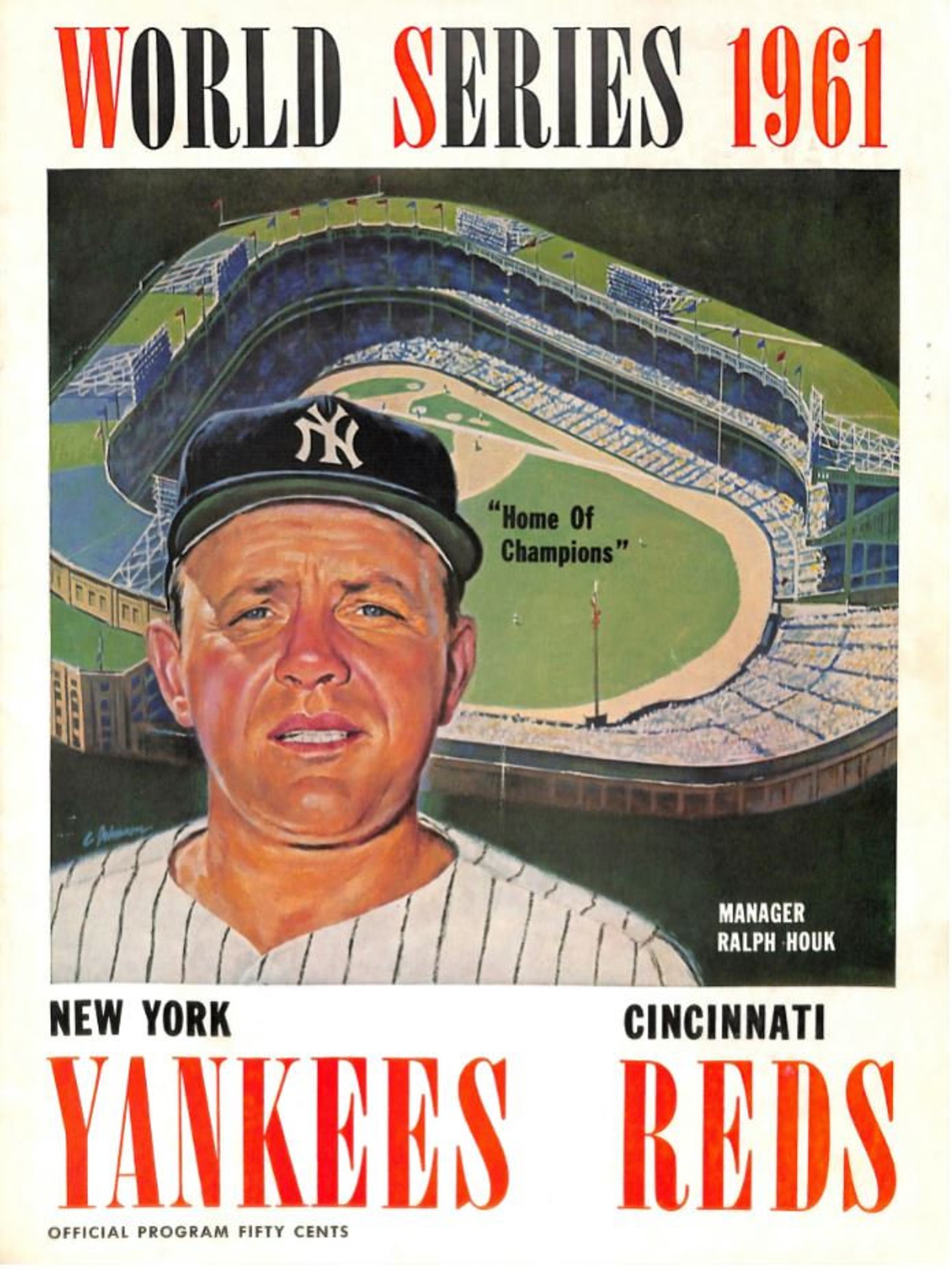 1961 NEW YORK YANKEES print Vintage Baseball Poster Retro | Etsy