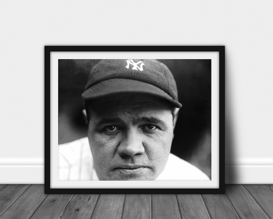 BABE RUTH Print Vintage Baseball Poster Retro Baseball - Etsy