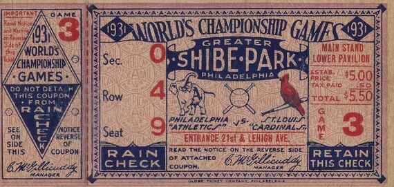 1931 Philadelphia Athletics Logo