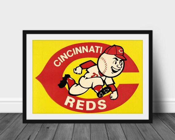 1970 CINCINNATI REDS Print Vintage Baseball Poster. Retro | Etsy