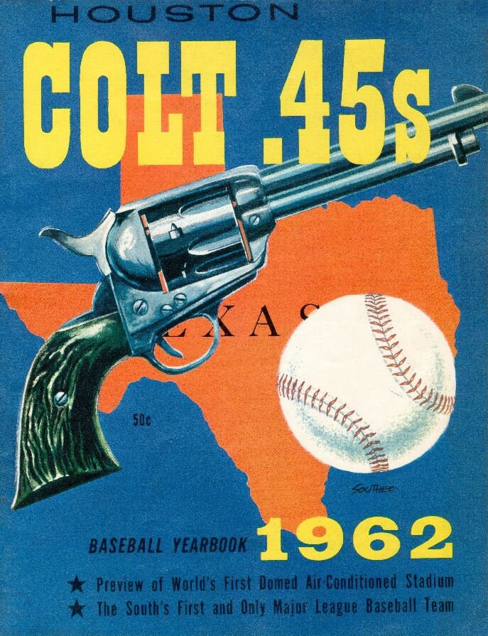 1962 HOUSTON COLT .45s Print Houston Astros Vintage | Etsy