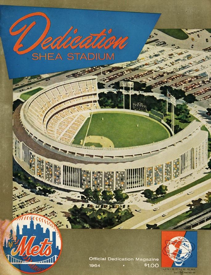 1964 NEW YORK METS print Vintage Baseball Poster. Retro | Etsy