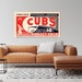 1933 CHICAGO CUBS Print Vintage Baseball Poster, Retro Baseball Poster ...