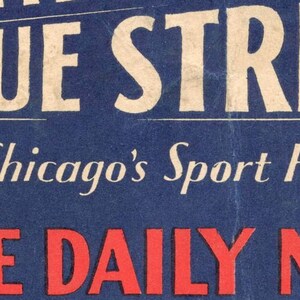 WRAPPED CANVAS 1933 Chicago CUBS Print Vintage Baseball | Etsy