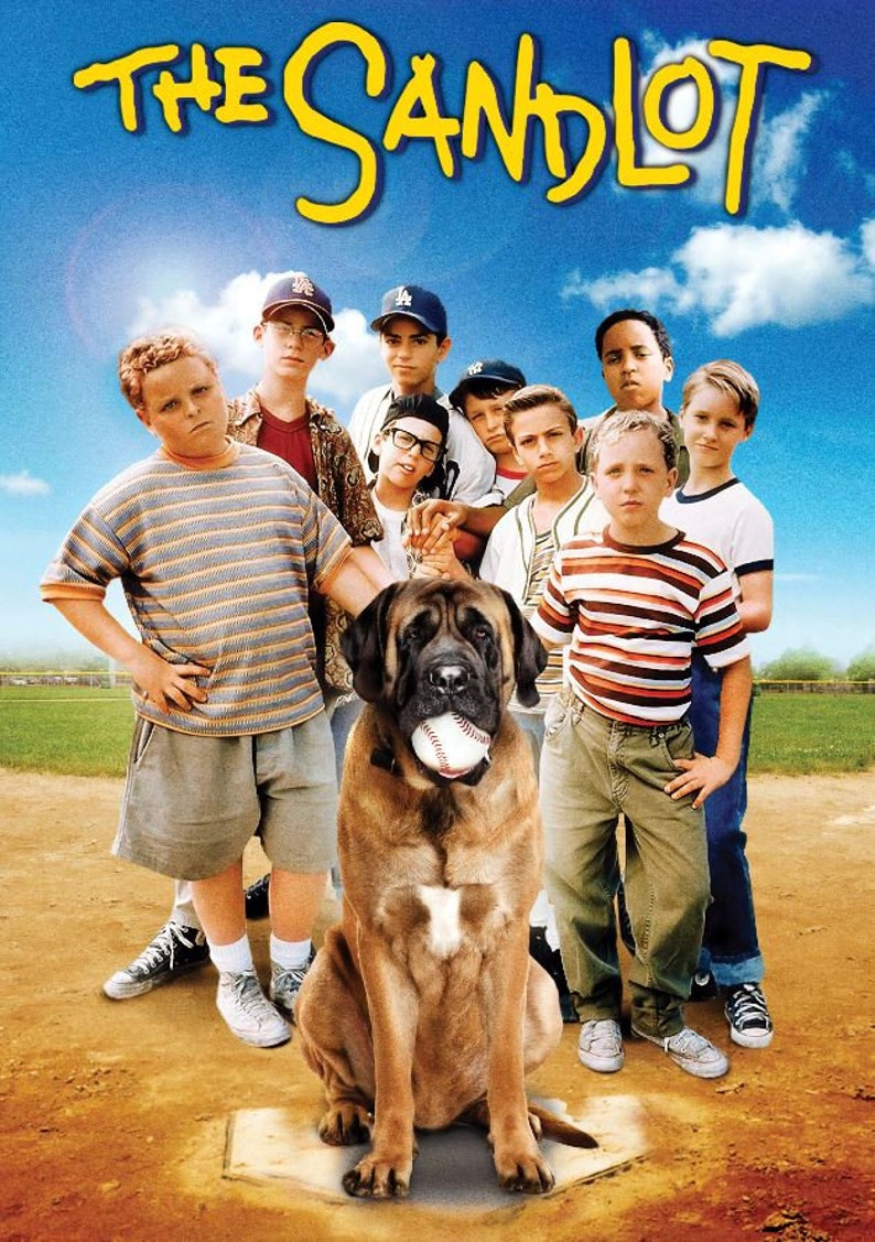 WRAPPED CANVAS the SANDLOT Movie Poster Vintage Baseball - Etsy