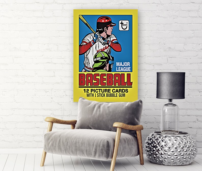 1979 TOPPS BASEBALL CARDS Print Vintage Baseball Poster - Etsy