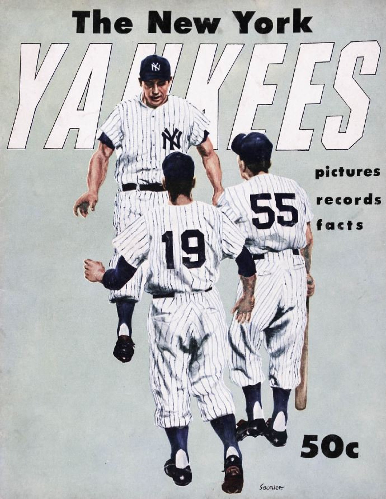 NEW YORK YANKEES Print Vintage Baseball Poster Retro | Etsy