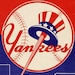 1959 NEW YORK YANKEES Print Vintage Baseball Poster, Retro Baseball ...