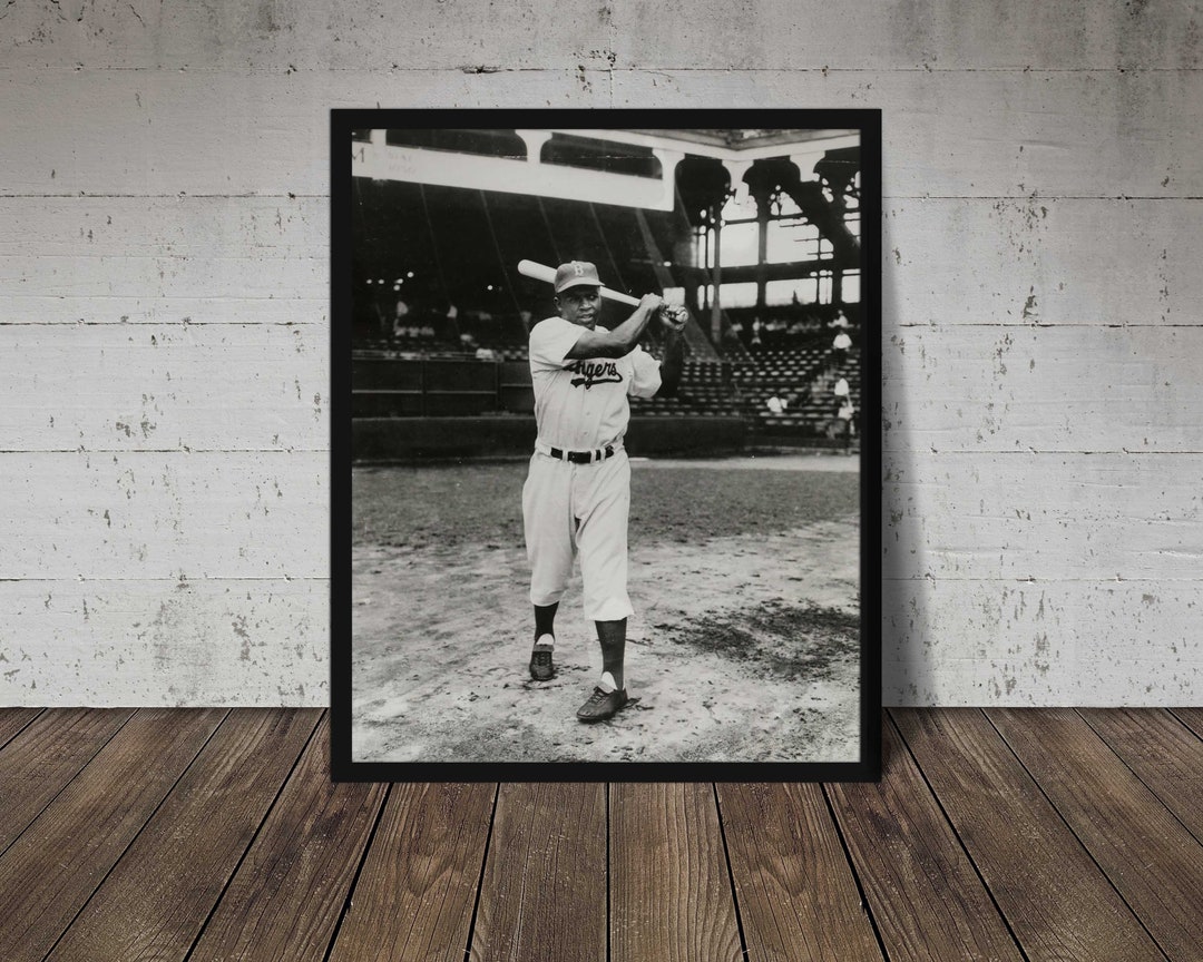1949 JACKIE ROBINSON Print Vintage Baseball Poster. Retro Baseball ...