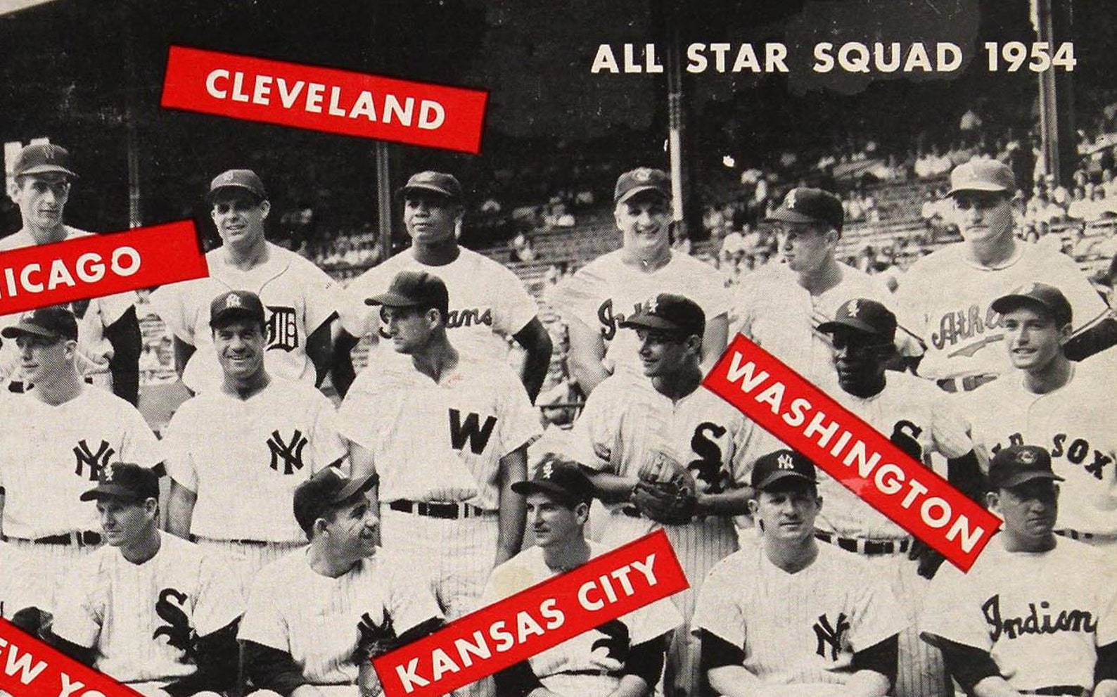 1955 ALL-STAR GAME Print / American League vintage Baseball - Etsy