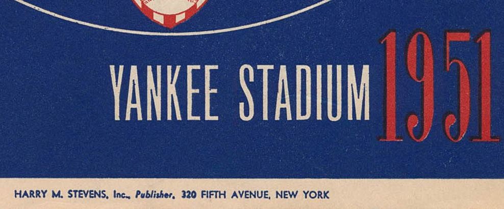 1951 NEW YORK YANKEES Print Vintage Baseball Poster Retro - Etsy